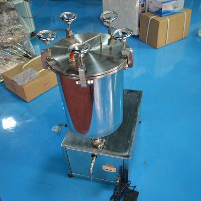 China Pneumatic Nail Polish Filling Machine 30PCS/Min 1-20ml Filling Range for Cosmetic Mascara Foundation for sale