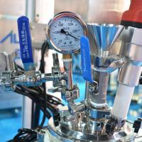 China High Speed Shear Homogenier Mixing Machine Lab Vacuum Emulsifier Small Lotion Mixer for sale