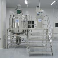 China 5000L Double Jacket Bath Gel Shampoo Making Machine Liquid Soap Mixer 11kW 22kW for sale