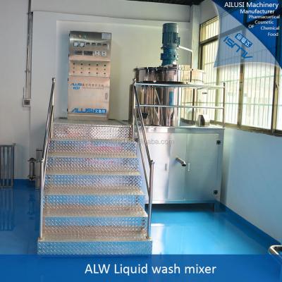 China 5000L Double Jacket Bath Gel Shampoo Making Machine Liquid Soap Mixer 11kW 22kW for sale
