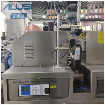 China Semi Auto Ultrasonic Plastic Tube Sealing Machine with Gear Pump Filler 600 Kg for sale