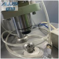 China Semi Automatic 20-30bot/Min Perfume Bottle Cap Crimping Screwing Machine With Pedal for sale