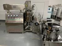 China 50L Vacuum Emulsifying Mixer Homogenizer 2kW 3600rpm for Cosmetic Cream Lotion for sale