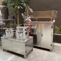 China 50L Vacuum Emulsifying Mixer Homogenizer 2kW 3600rpm for Cosmetic Cream Lotion for sale