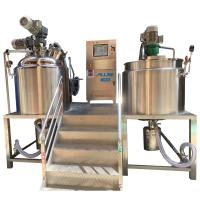 China SUS304 Cosmetic Vacuum Emulsifying Machine Cream Oil Mixing Machine for sale