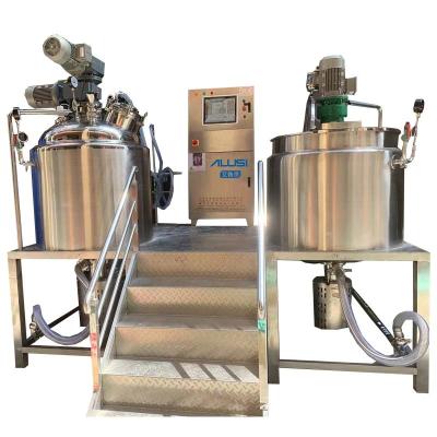 China SUS304 Cosmetic Vacuum Emulsifying Machine Cream Oil Mixing Machine for sale