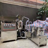 China SUS304 Vacuum Homogenizer Mixer 50L Cosmetic Cream Lotion Ointment Production Line for sale