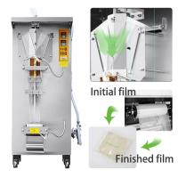 China SS316L Bag Water Liquid Sachet Packing Filling and Sealing Machine 1300bph for sale