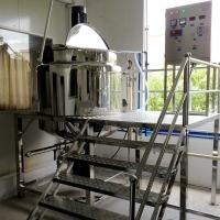 China Multi Function Cosmetic Stainless Steel Mixing Tank 75rpm 600L for sale
