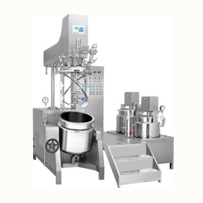 China 380V 50Hz AVE Vacuum Emulsifier Mixer 100L 200L Toothpaste Vacuum Mixing Machine for sale