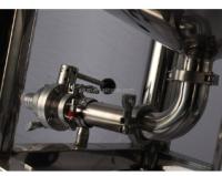 China 1000L Vertical Stainless Steel Storage Tank With Wheel Agitator for sale