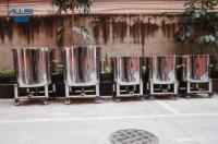 China 1000L Vertical Stainless Steel Storage Tank With Wheel Agitator for sale