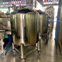 China 316L Stainless Steel Sanitary Water Storage Tank 20000L Food Soaking Tank with Wheels for sale
