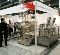 China 200L SUS 304/316L Cosmetic Factory Lotion Making Machine 3 Tank Structure for sale