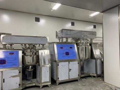 China 50L 3600rpm Cosmetic Cream Mixer Homogenizer Emulsifying Machine Vacuum Tank for sale