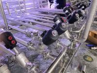China 50L 3600rpm Cosmetic Cream Mixer Homogenizer Emulsifying Machine Vacuum Tank for sale