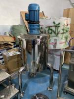 China GMP Ointment Mixing Machine Toothpaste Production Equipment Vacuum Emulsifying Mixer for sale