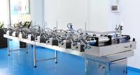 China Small Sanitizer Gel Bottle Liquid Filling Machine Semi Automatic 0.75kw for sale