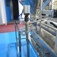 China Small Sanitizer Gel Bottle Liquid Filling Machine Semi Automatic 0.75kw for sale