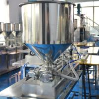 China Small Sanitizer Gel Bottle Liquid Filling Machine Semi Automatic 0.75kw for sale