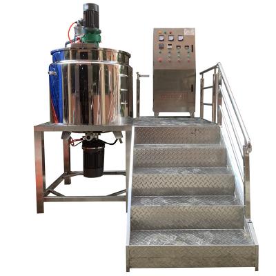 China Customizable Liquid Soap Manufacturing Plant 1000L Hand Sanitizer Making Machine with 7.5KW Agitator for sale