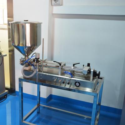 China Beverage Honey Cream Piston Paste Liquid Filling Machine Lotion Cosmetic Bottle Filler for sale