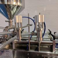 China Sauce Cream Paste Liquid Filling Machine Semi Automatic Head Horizontal Water Bottle Honey Filler for sale