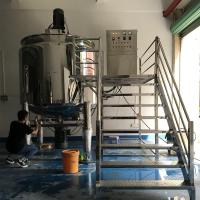 China Stainless Steel Liquid Soap Mixer 1000L Weigh Scale Blender with Homogenizer for sale
