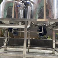 China SUS316 400V Vacuum Emulsifier Mixer Shea Butter Body Cream Making Machine for sale