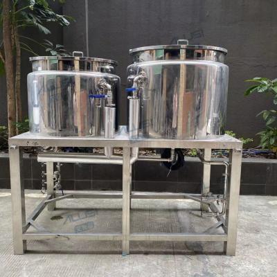 China SUS316 400V Vacuum Emulsifier Mixer Shea Butter Body Cream Making Machine for sale