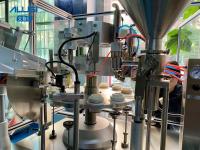 China Automatic Aluminum Tube Filling Sealing Machine 380V 5-400ml for Cosmetic Cream for sale
