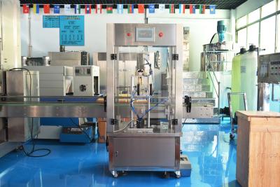 China Automatic Pump Cap Capping Machine for PET Bottles 80W 220V Adjustable Speed for sale