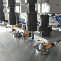 China Automatic 4 heads Vacuum perfume weighing filling making machine manual for bottle for sale