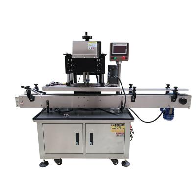 China Automatic Screw Cap Capper for Cosmetic Bottles 40pcs/min 1500W for sale