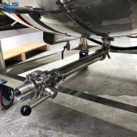 China 500L Stainless Steel Mixing Tank 600L Full Volume 3KW Agitator Industrial Heating Storage Vessel for sale