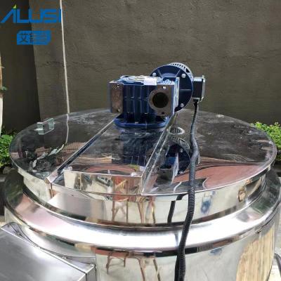 China 500L Stainless Steel Electric Heating Oil Jacketed Mixing Tank 304 for sale