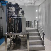 China 500L Vacuum Emulsifying Mixer Machine Two Way Stirring Steam Heating CE for sale