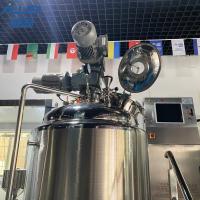 China Liquid Mixing Tank Cosmetic Cream Vacuum Emulsifying Mixer Equipment for sale