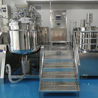 China 200L Vacuum Emulsifier Mixer 540kg with Heating 316L Stainless Steel GMP for sale