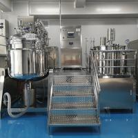 China 200L Vacuum Emulsifier Mixer 540kg with Heating 316L Stainless Steel GMP for sale