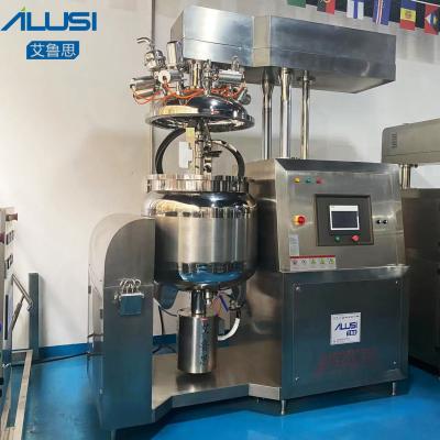 China PLC Control Face Cream Vacuum Mixing Equipment Homogenizing Emulsifier Machine for sale