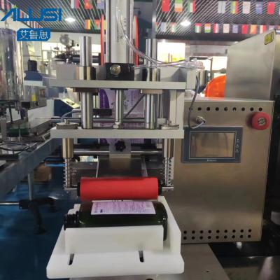 China SUS304 Semi Automatic Flat Surface Labeling Machine 1200-2400 Bottles Per Hour for sale