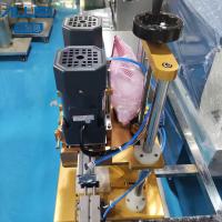 China Semi-Automatic Pneumatic Capping Machine 80W for Plastic Spray Pump Bottles 30-300mm Height for sale