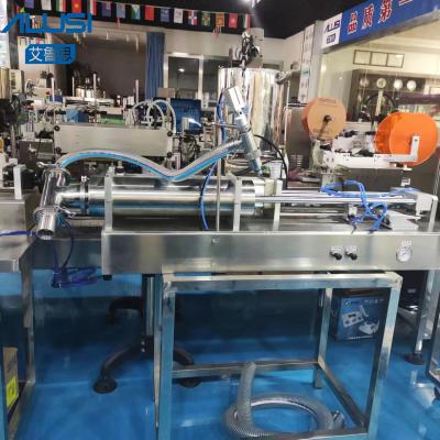 China Horizontal Pneumatic Piston Filler Viscous Liquid Semi Automatic Filling Machine 100-1000ml for sale