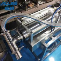 China Horizontal Pneumatic Piston Filler Viscous Liquid Semi Automatic Filling Machine 100-1000ml for sale