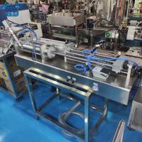 China Horizontal Pneumatic Piston Filler Viscous Liquid Semi Automatic Filling Machine 100-1000ml for sale