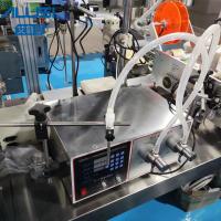 China Ampoule Bottle Liquid Filling Machine Electric Digital Control Quantitative Double Heads Magnetic Pump for sale
