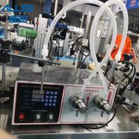 China Ampoule Bottle Liquid Filling Machine Electric Digital Control Quantitative Double Heads Magnetic Pump for sale