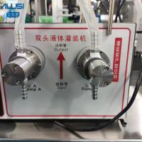 China Ampoule Bottle Liquid Filling Machine Electric Digital Control Quantitative Double Heads Magnetic Pump for sale