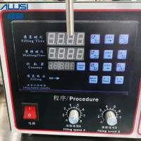 China Ampoule Bottle Liquid Filling Machine Electric Digital Control Quantitative Double Heads Magnetic Pump for sale